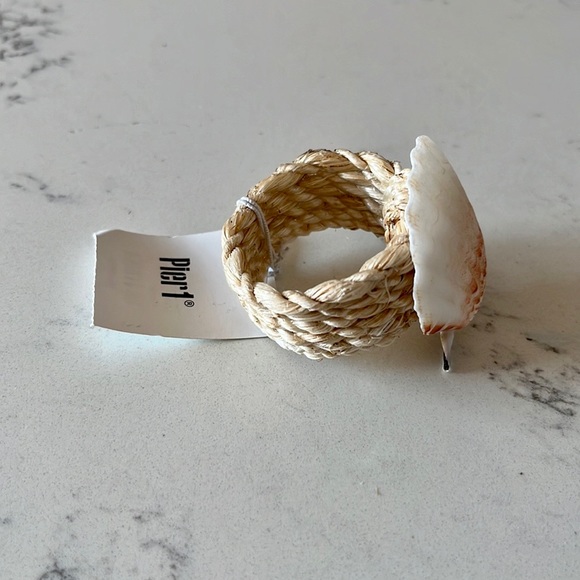 Pier 1 | Dining | Pier Natural Seashell Napkin Rings Set | Poshmark